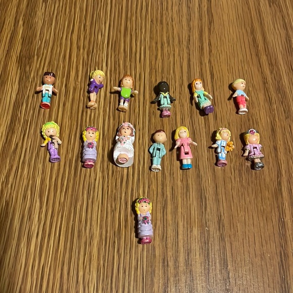 Toys | Vintage Polly Pocket Dolls Lot Of 14 | Poshmark